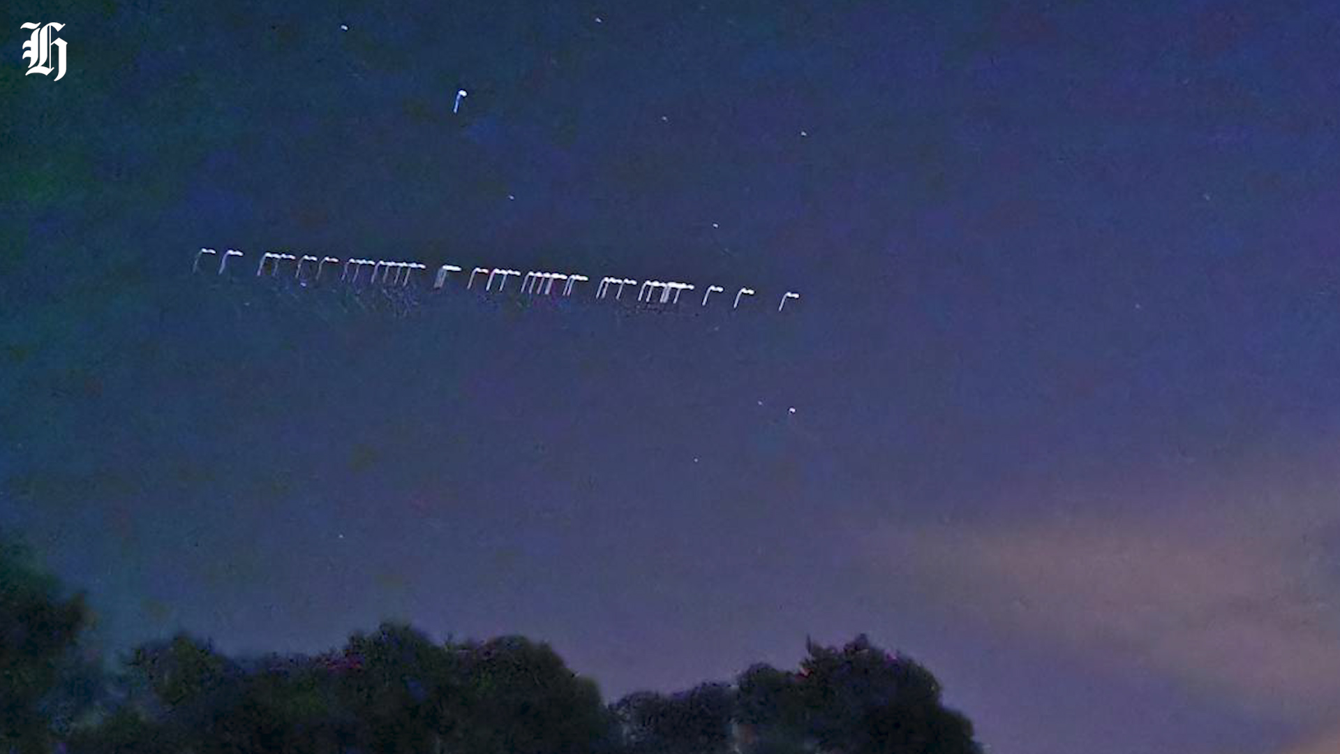 Recent Strange Lights In Sky People Report Line Of Lights In The Night