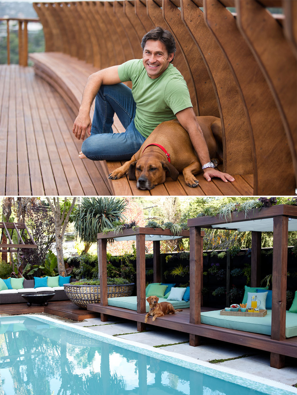 Ideas Para Patios Con Fogatas Con Gaviones De Jamie Durie Design
