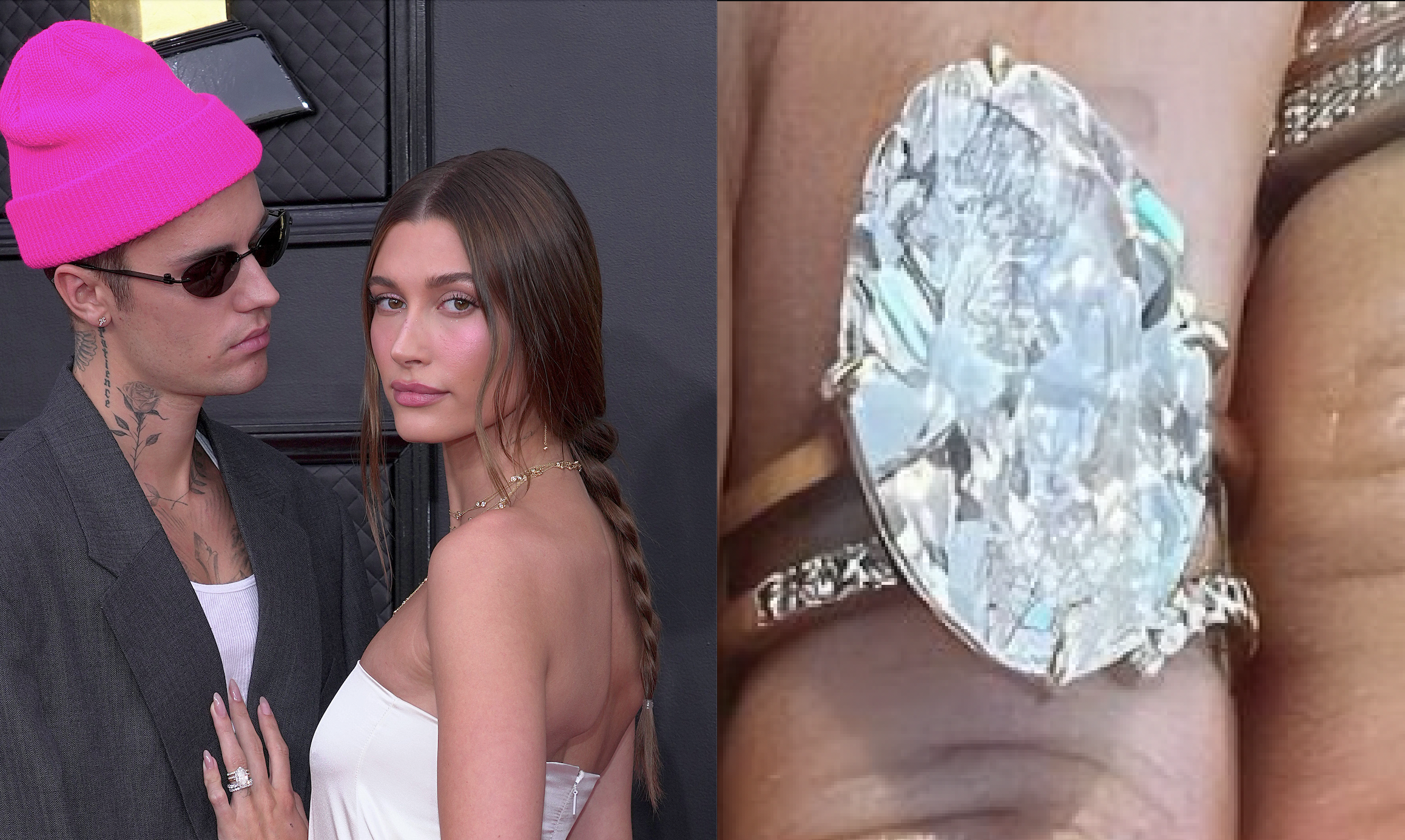 Justin bieber wife engagement ring store