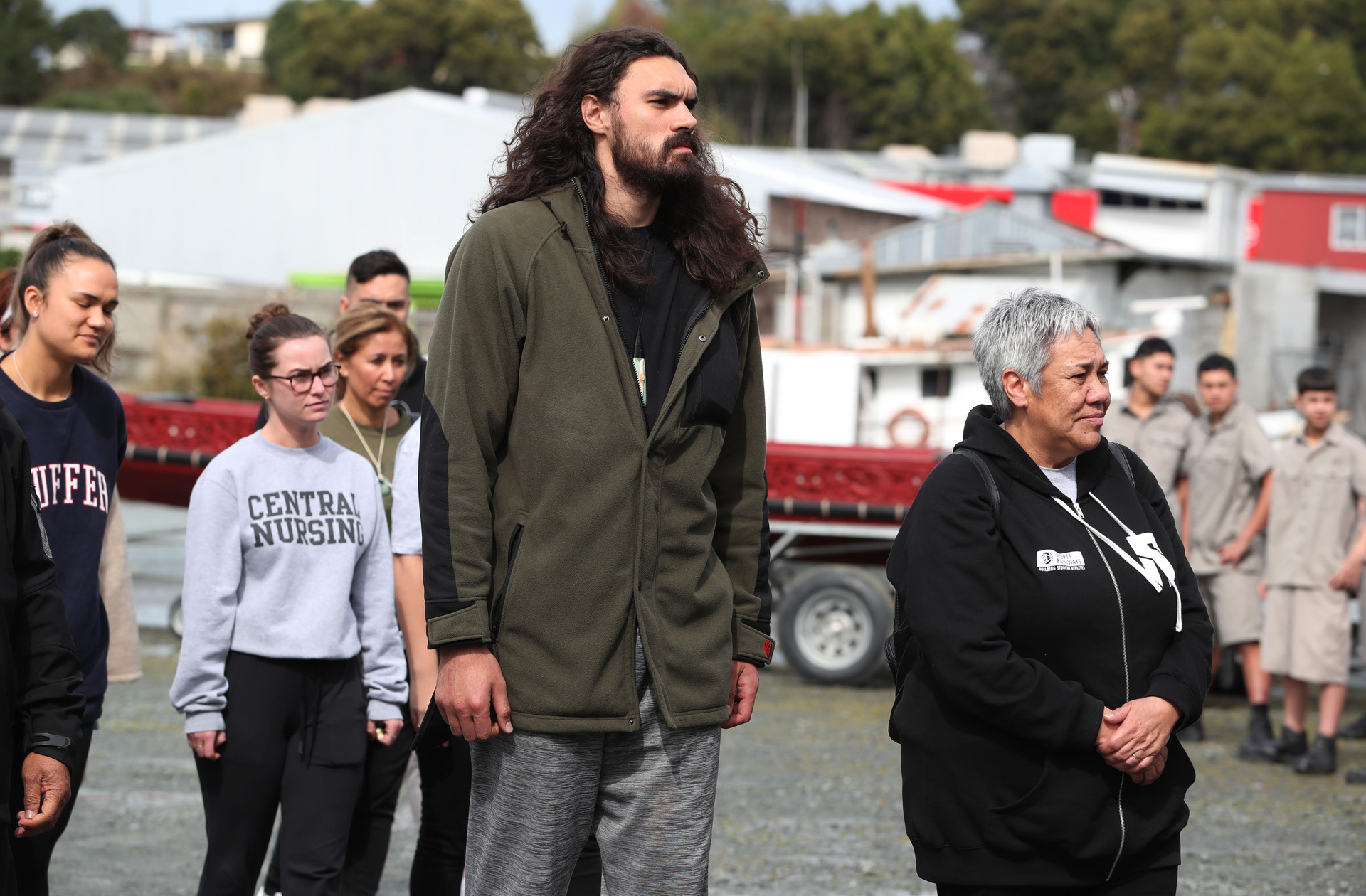Nba Star Steven Adams And Kiwi Military Legend Willie Apiata Dine In