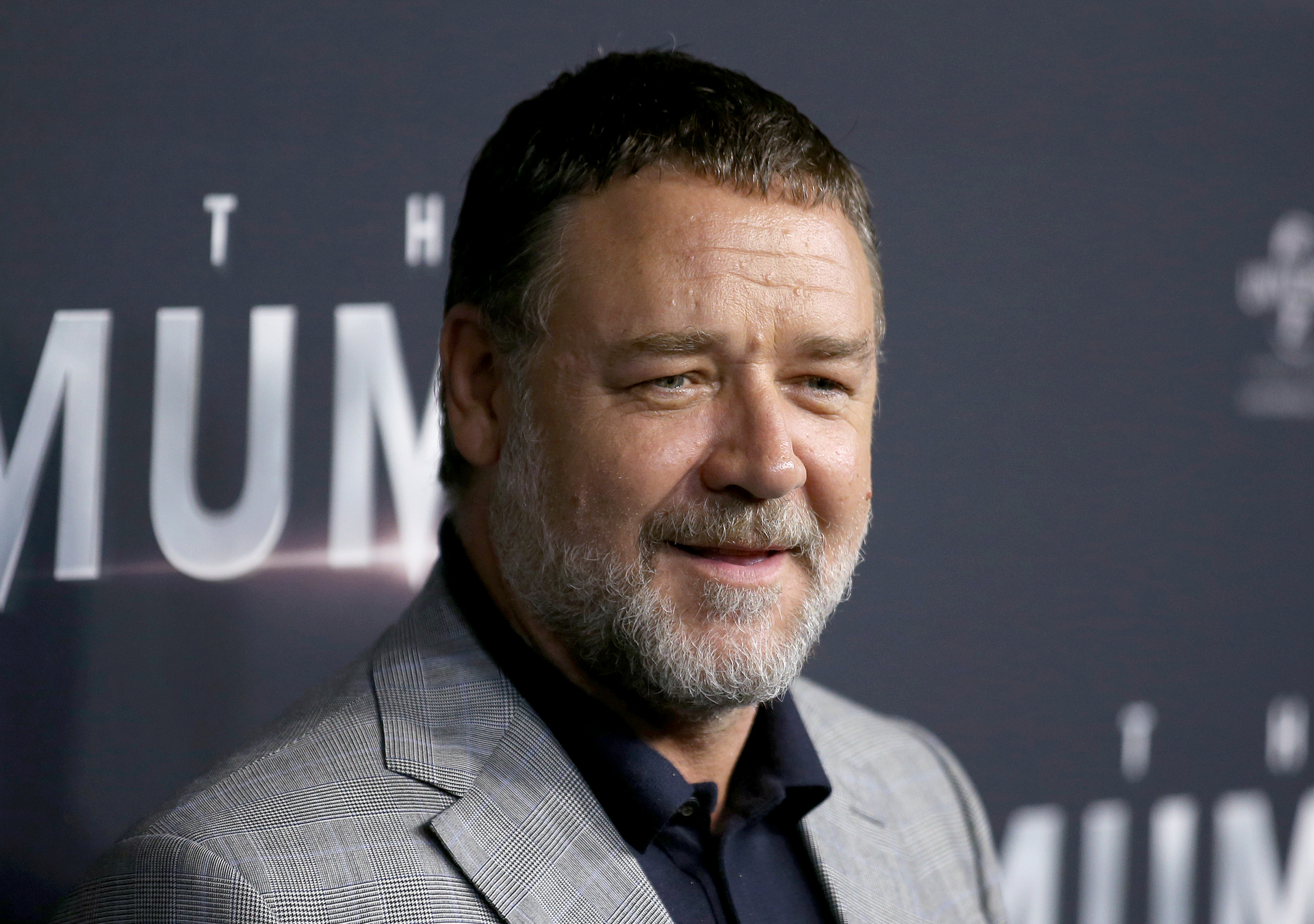 Russell Crowe On Set Beard