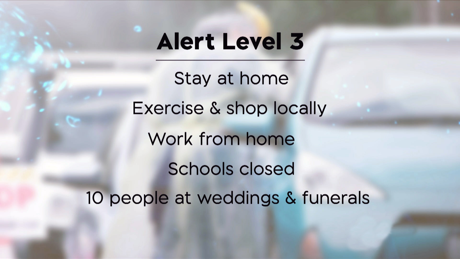 What are the rules at Alert Level 3?