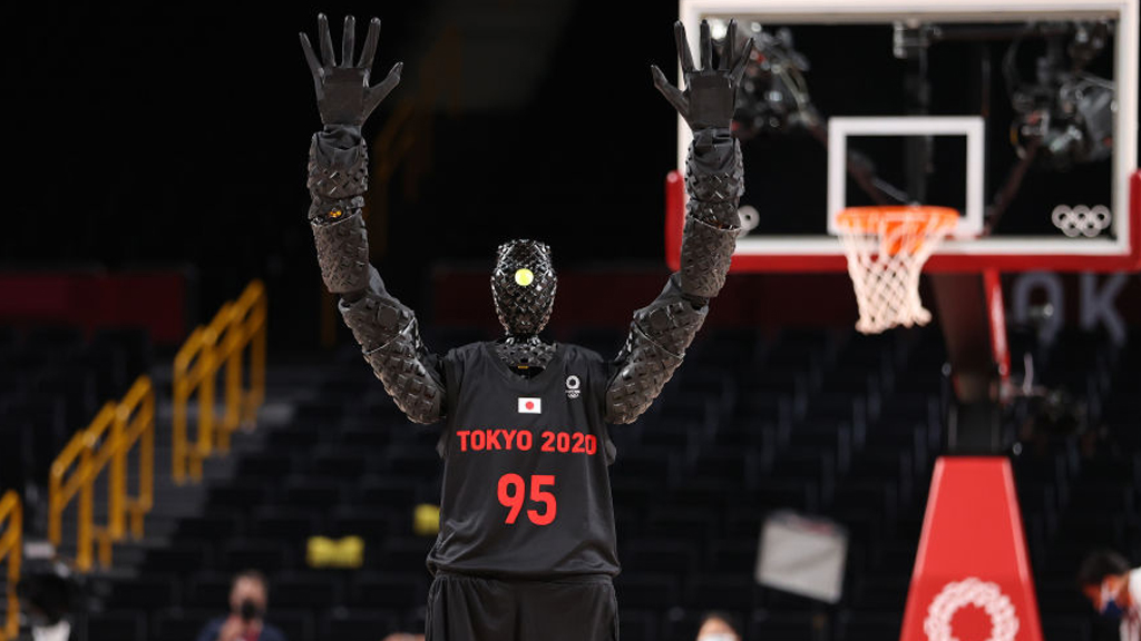 Basketball robot steals the show at Olympics