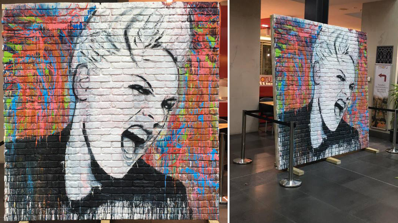 Pink mural follows in the footsteps of Dunedin's famous Ed Sheeran tribute