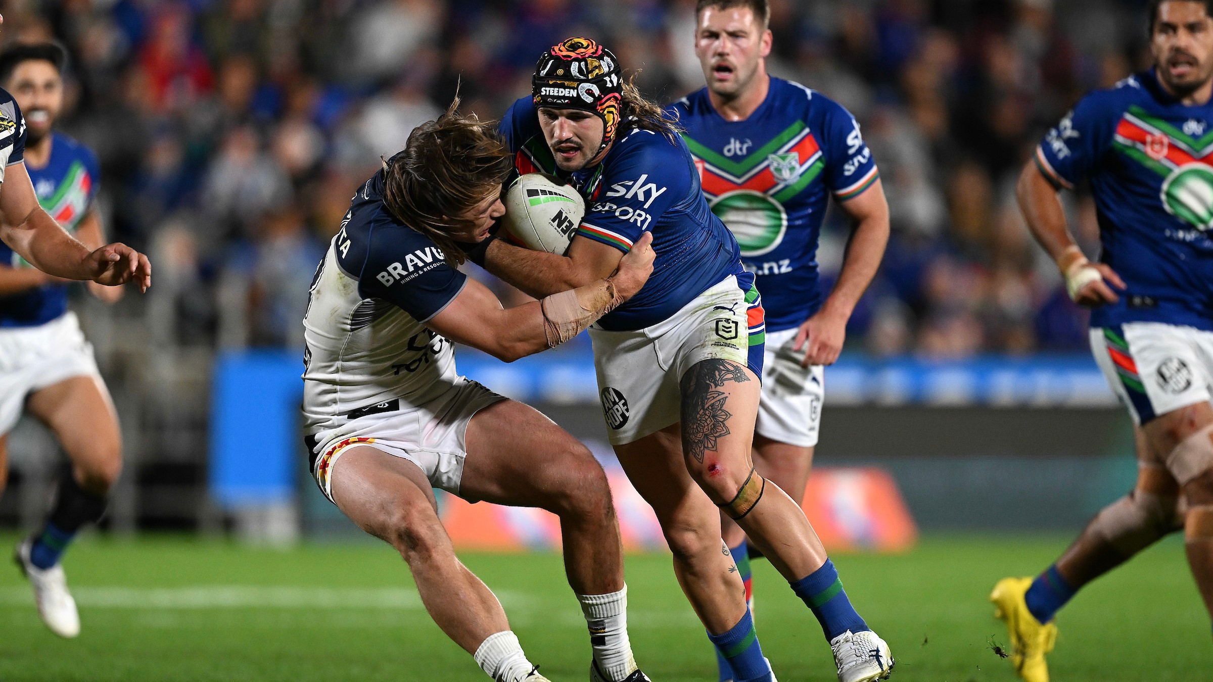 Warriors hold firm to deny Cowboys in tough conditions