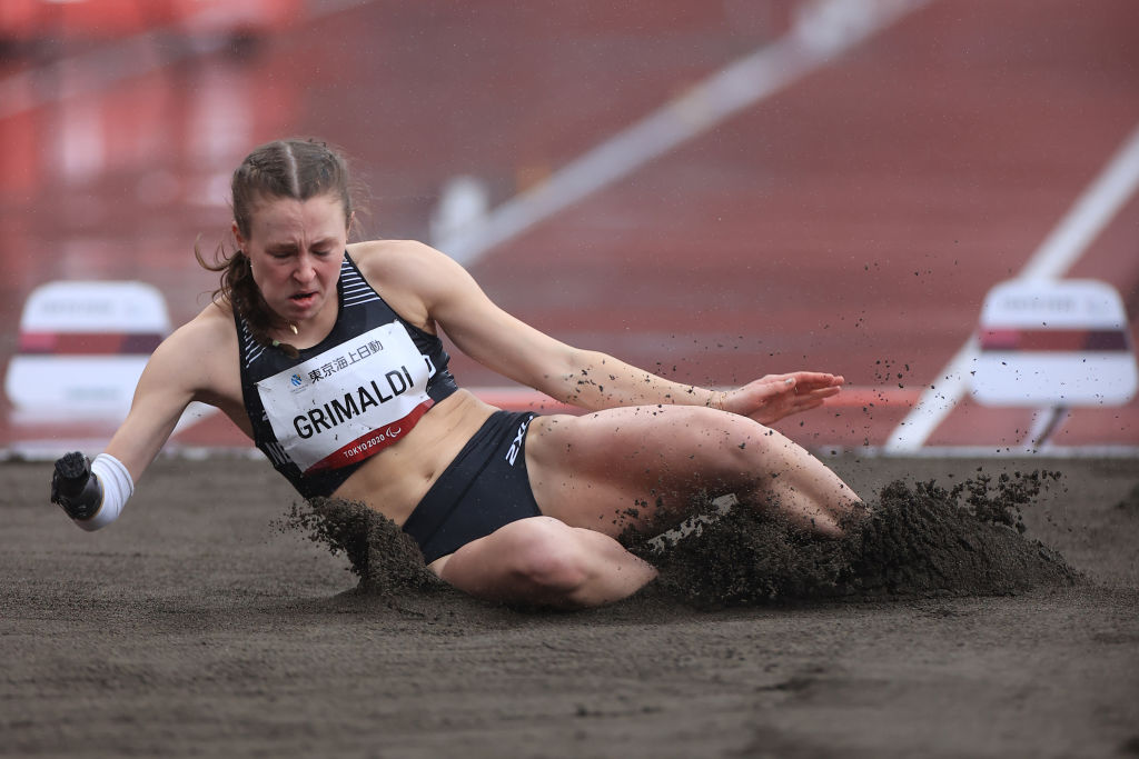 Anna Grimaldi smashes Paralympic long jump record on way to gold