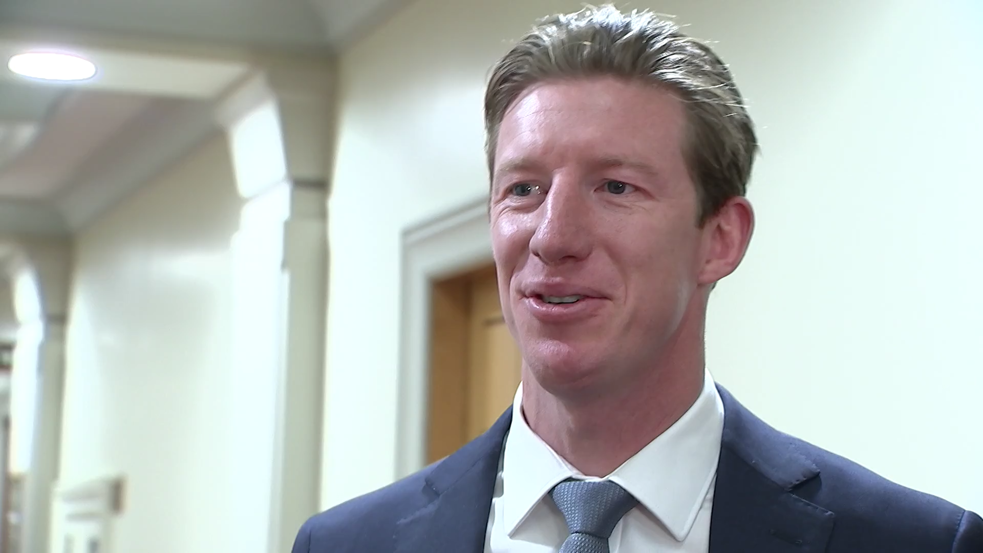 Sam Uffindell says wife gave him 'stick' over shopping remarks