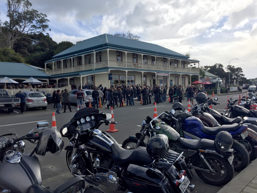 Hundreds turn out in Mangonui to farewell much loved publican and 'all ...