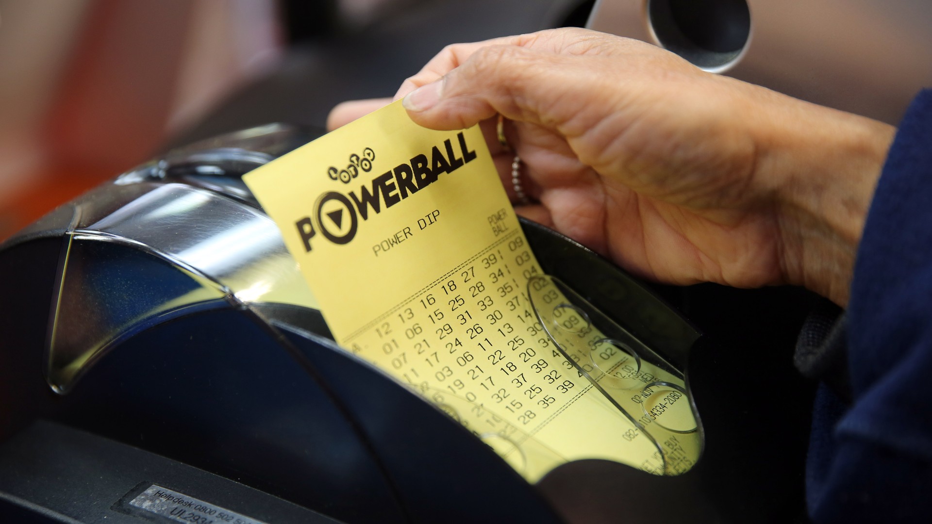 Winning first division Lotto ticket nearly lost in the wind