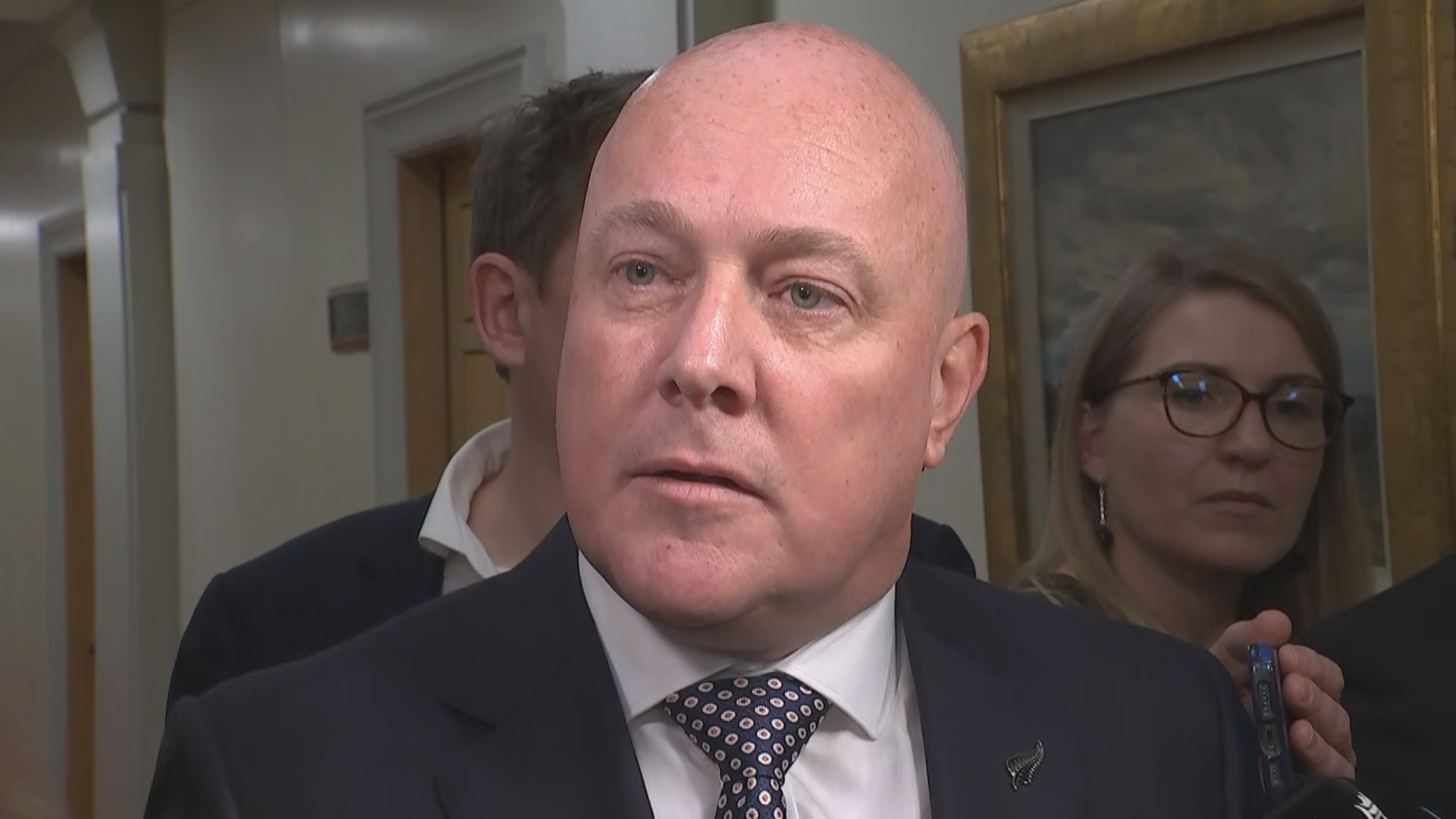 Luxon suggests Davidson apologise to white cis men for violence comments