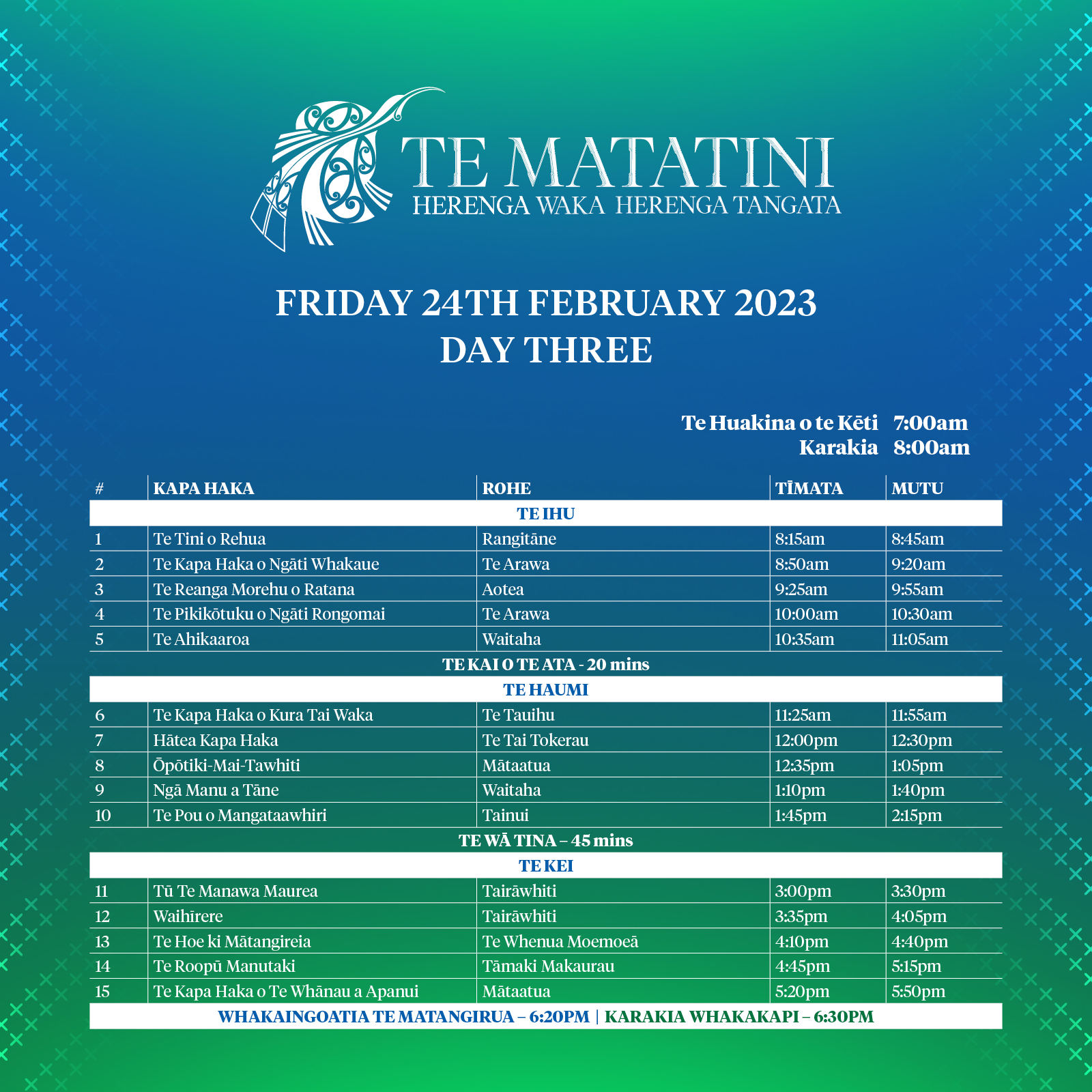 Te Matatini: Festival schedule and how to watch it with TVNZ